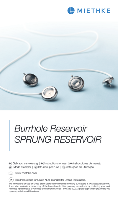 Accessories :: Christoph Miethke GmbH & Co. KG