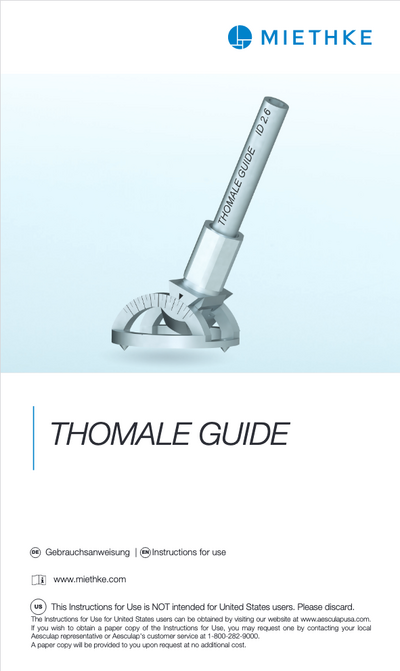 THOMALE GUIDE :: Christoph Miethke GmbH & Co. KG