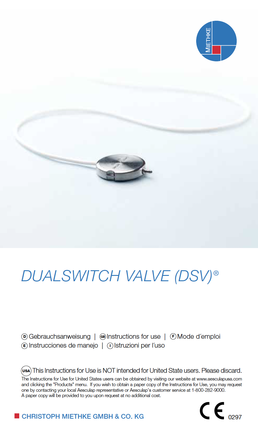 DUALSWITCH VALVE: The first MIETHKE valve :: Christoph Miethke GmbH ...