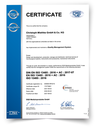 Unsere Motivation :: Christoph Miethke GmbH & Co. KG